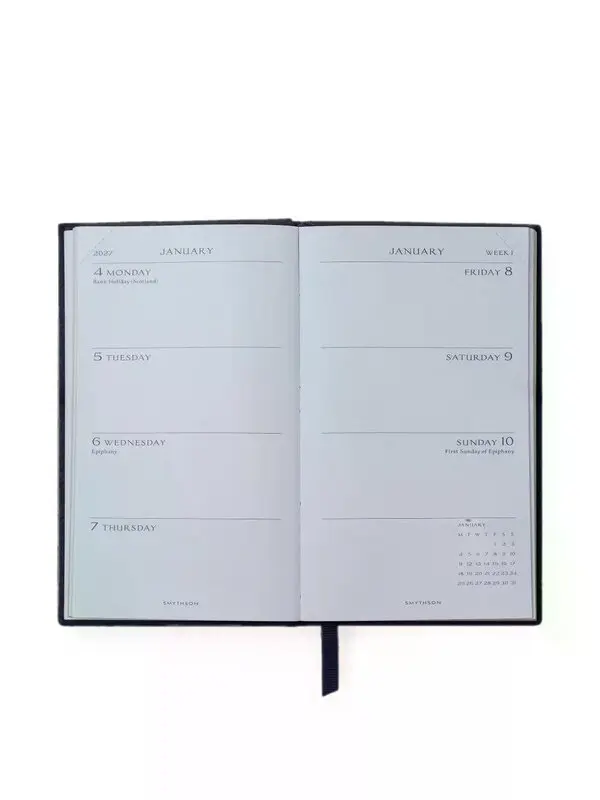 Smythson 2027 Panama Weekly Diary
