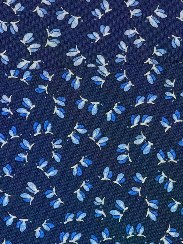 FERRAGAMO Dragonfly Print Silk Tie