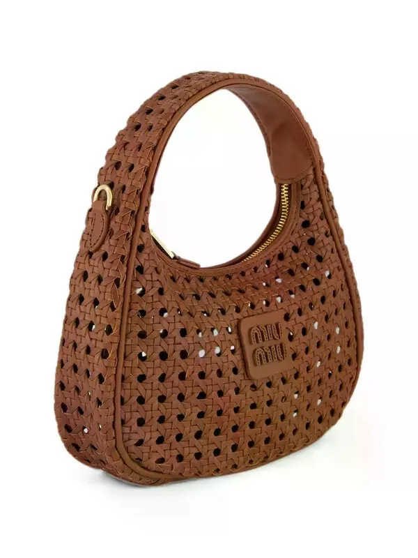 Miu Miu Wander Woven Shoulder Bag