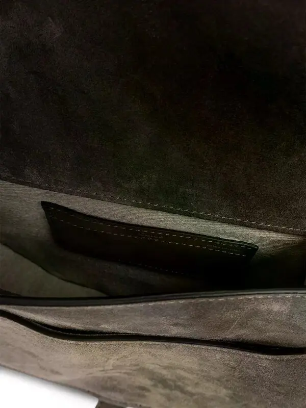Chloé Marcie Suede Shoulder Bag - Grey