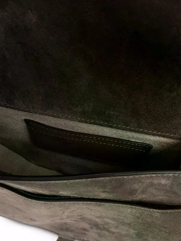 Chloé Marcie Suede Shoulder Bag - Grey