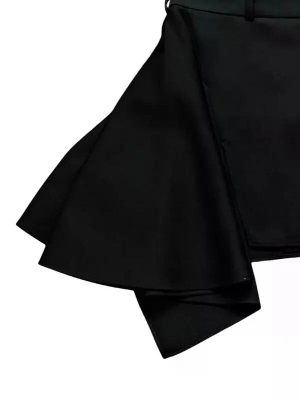 Givenchy Short Asymmetric Ruffled Skirt