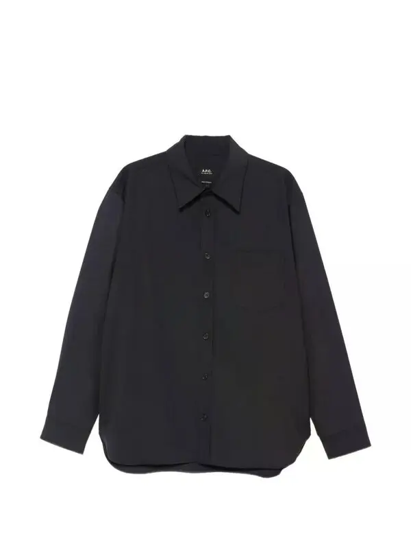 A.p.c. Chest-pocket Long-sleeve Shirt