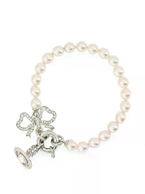 VIVIENNE WESTWOOD Rigoberta Orb-pendant Bracelet - Silver