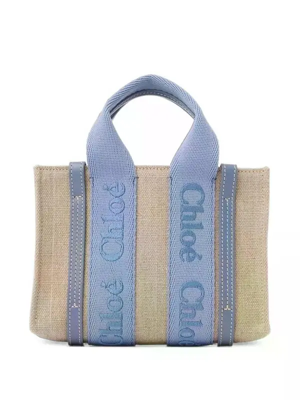 Chloé Woody Logo-print Tote Bag - Neutrals