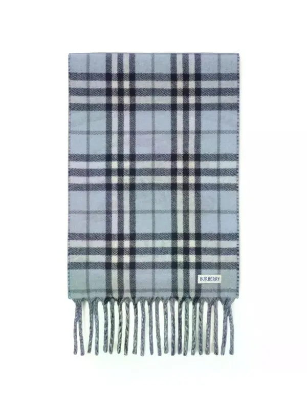 Burberry Reversible Knight Stamp Scarf - Blue