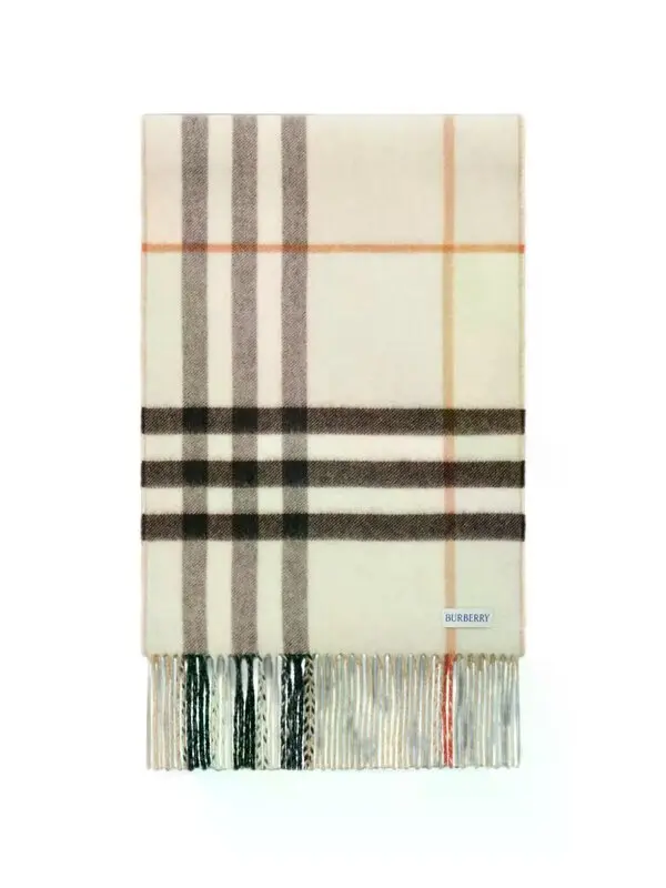 Burberry Reversible Check Cashmere Scarf - Neutrals