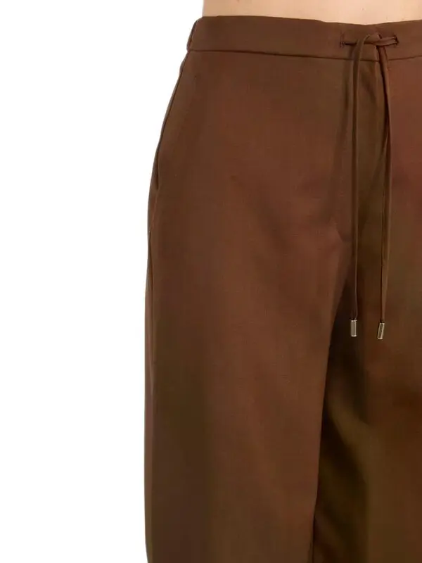 Max Mara Drawstring Wide-leg Trousers