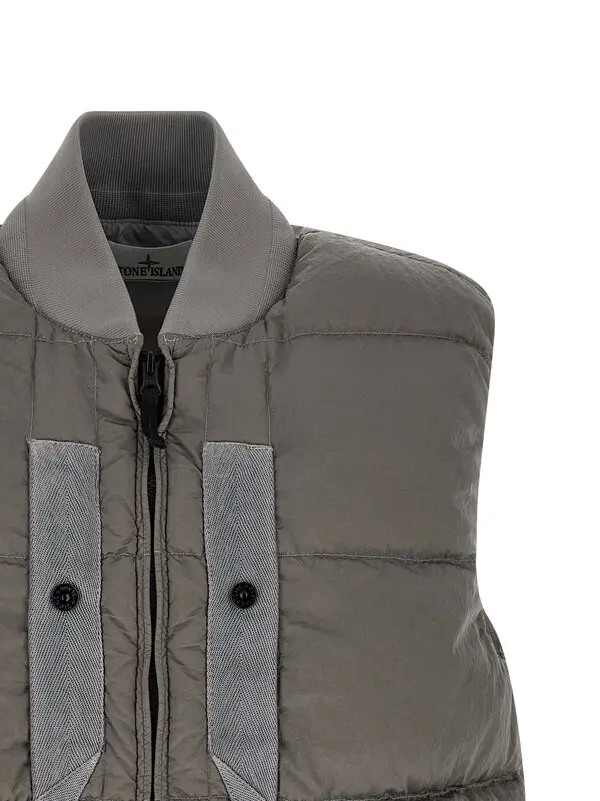 Stone Island Crinkled Effect Vest