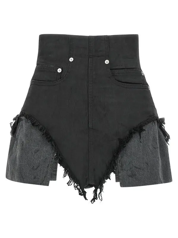 Rick Owens Dirt Cutoffs Denim Shorts