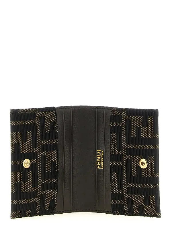 Fendi Ff Jacquard Cardholder