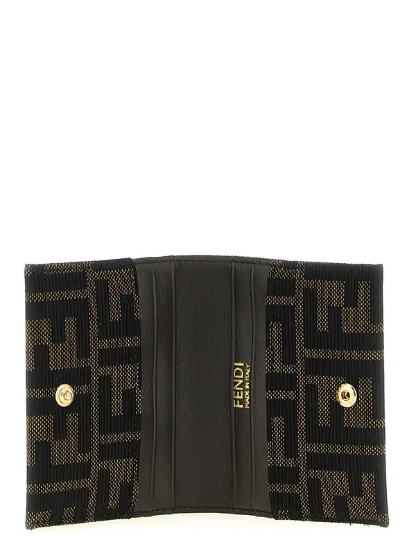 Fendi Ff Jacquard Cardholder