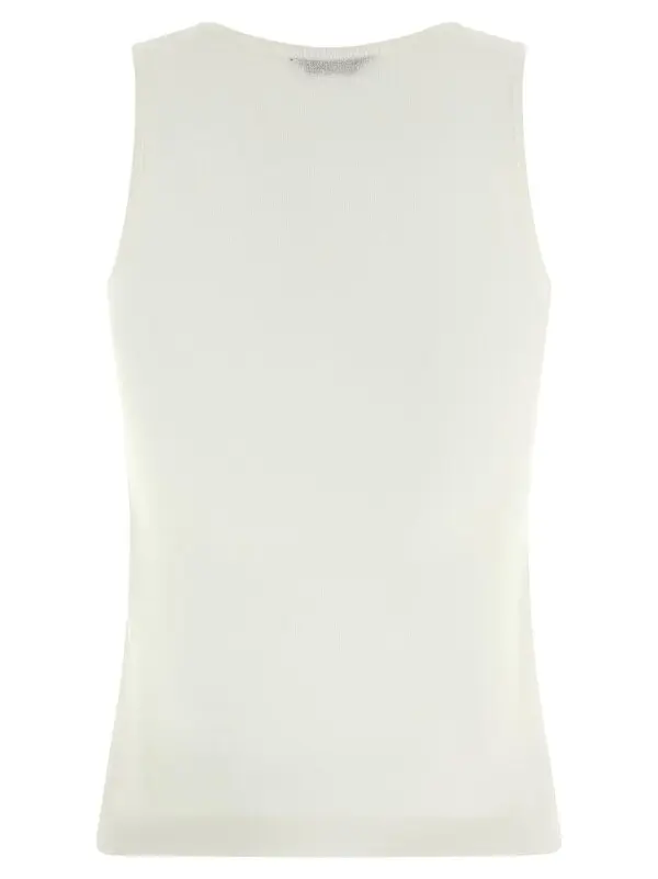 Balenciaga Logo Embroidery Tank Top