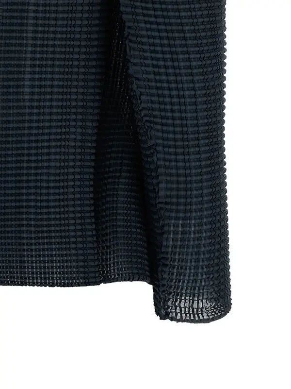 Issey Miyake Wooly Pleats-68 Cardigan