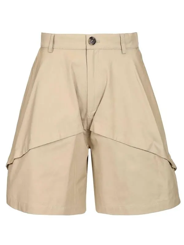Loewe Paula's Ibiza Cotton Shorts - Cream