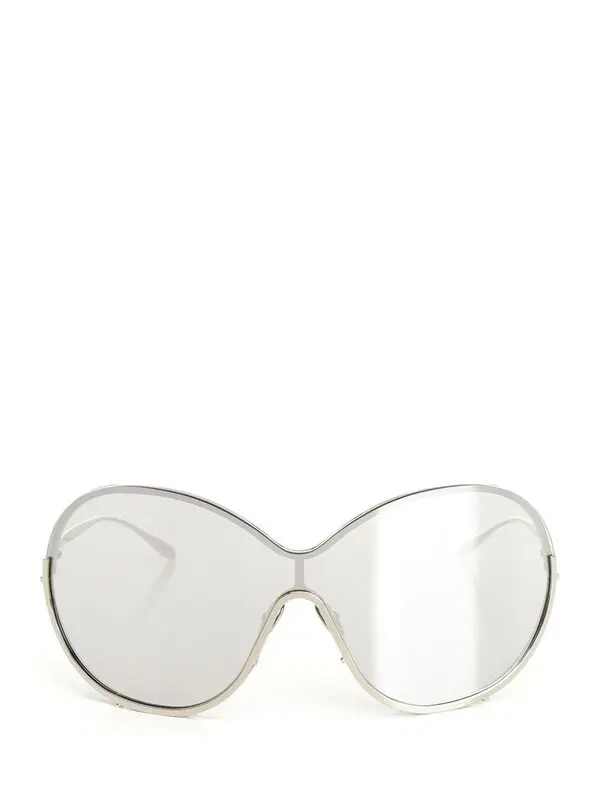 Alaïa Oversized Sunglasses - Silver