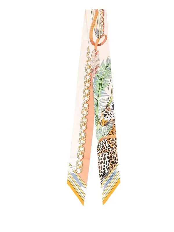 FERRAGAMO Mini Bandeau Felini Print