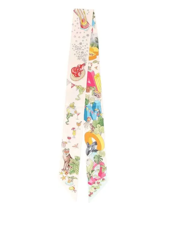 FERRAGAMO Bandeau Jungle Party Print