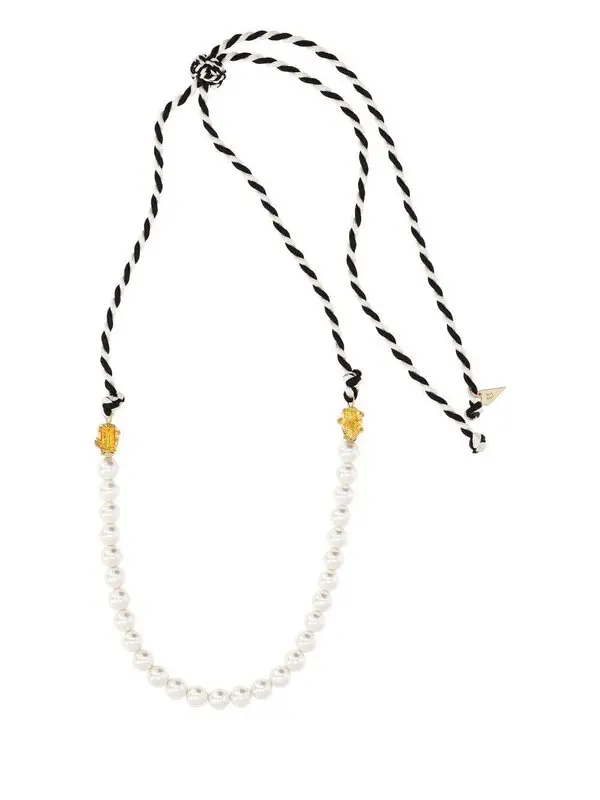 FORTE_FORTE Braided Cord Necklace - Multicolor