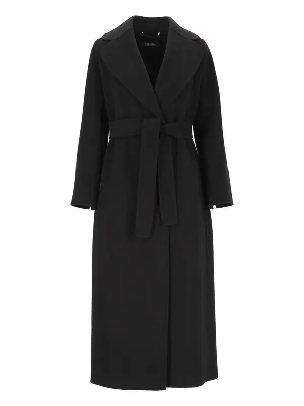 Max Mara Poldo Wool Drap Dressing Gown Coat