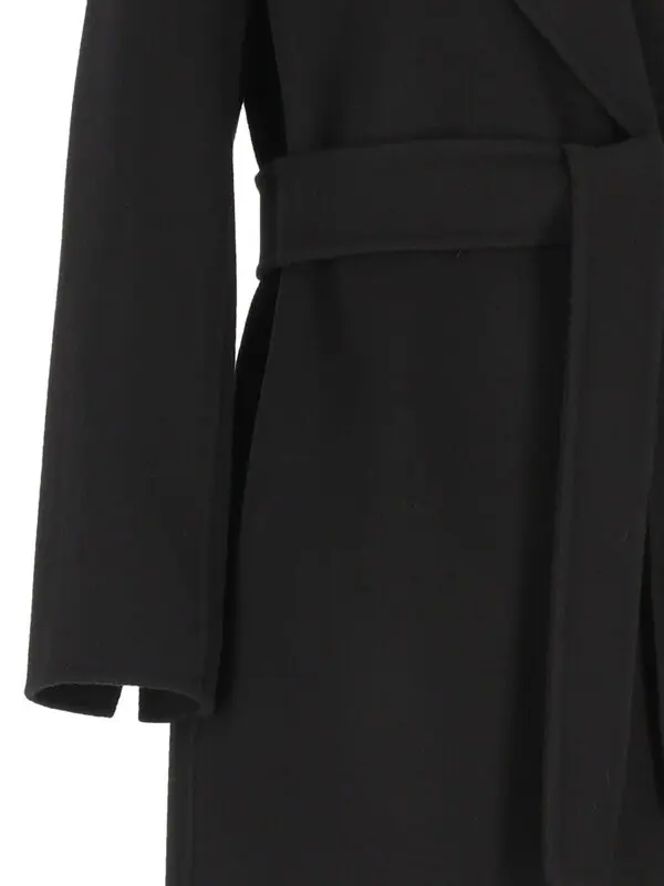 Max Mara Poldo Wool Drap Dressing Gown Coat