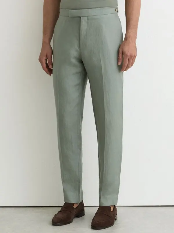 REISS Atlantic C Suit Trousers - Sage