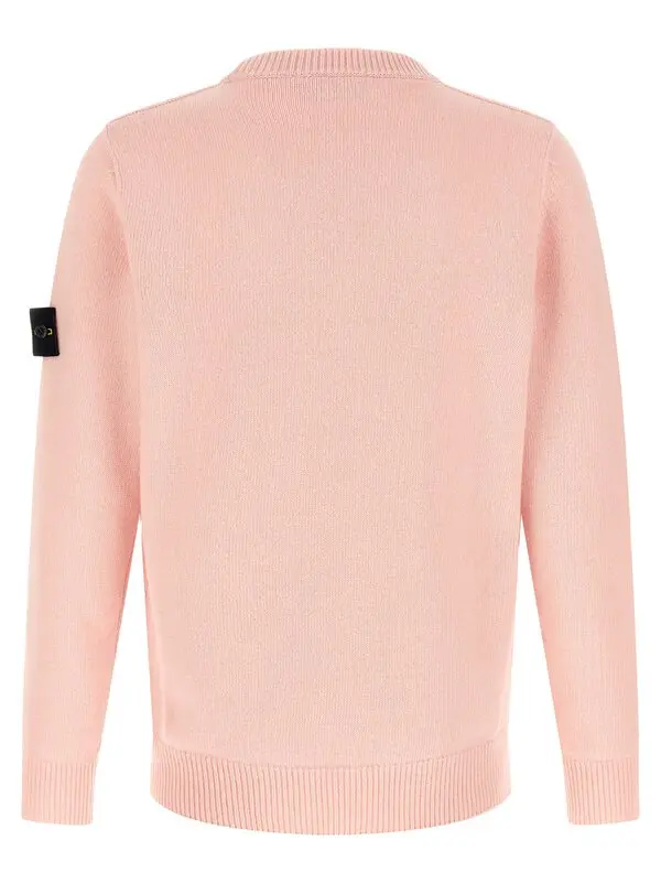 Stone Island Crew Neck Sweater - Pink