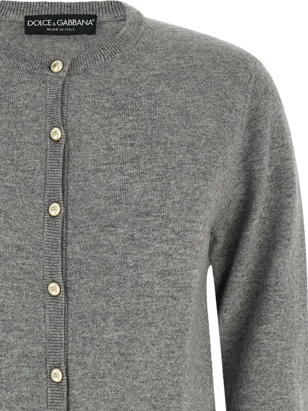 Dolce & Gabbana Logo Buttons Cardigan