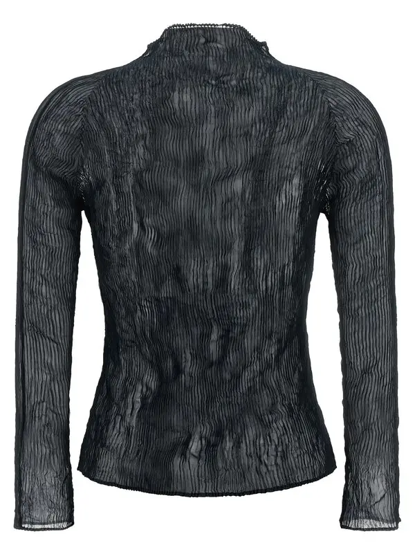 Issey Miyake Chiffon Twist 1 Sweater - Black