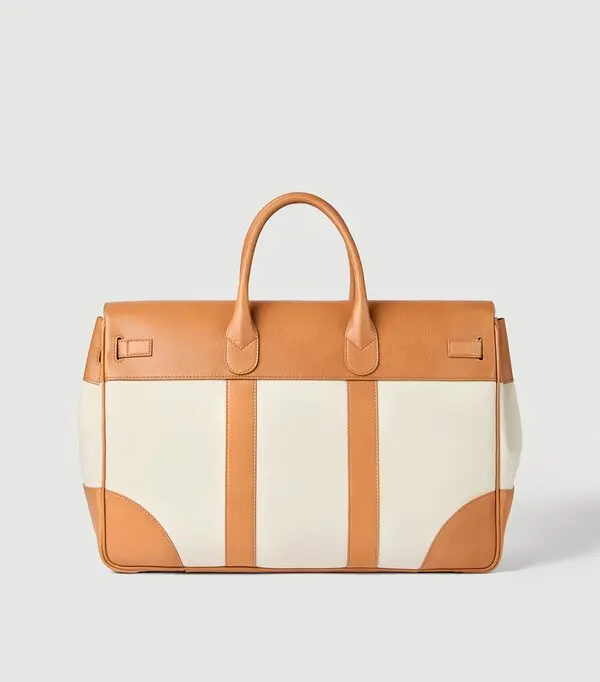 Brunello Cucinelli Grained Leather Country Holdall
