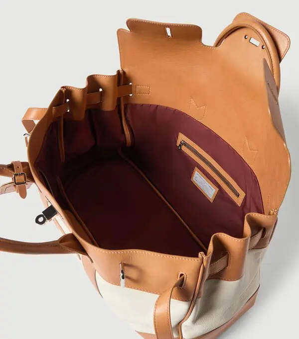 Brunello Cucinelli Grained Leather Country Holdall