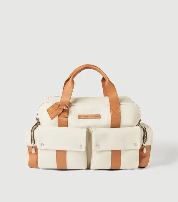 Brunello Cucinelli Grained Calfskin Leisure Bag