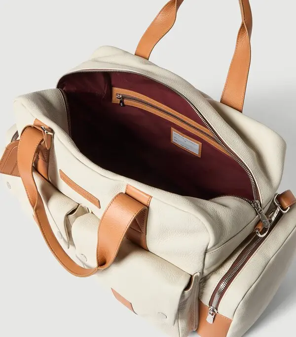Brunello Cucinelli Grained Calfskin Leisure Bag