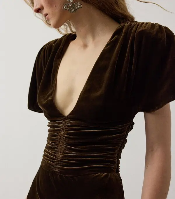 Ralph Lauren Velvet Charisse Gown