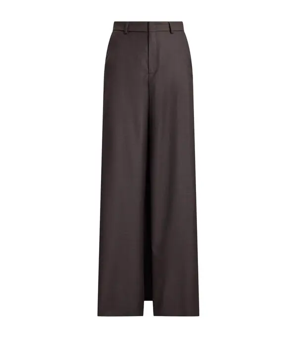 Ralph Lauren Wool-silk Elba Trousers - Brown