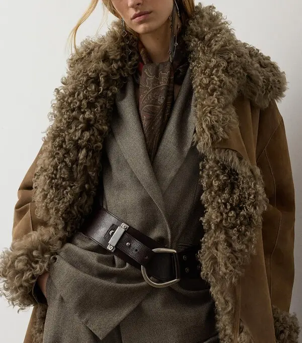 Ralph Lauren Wool Hooded Single-breasted Blazer