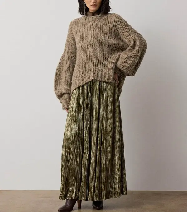 Ralph Lauren Pleated Maxi Skirt
