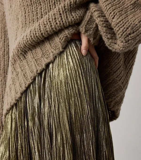 Ralph Lauren Pleated Maxi Skirt