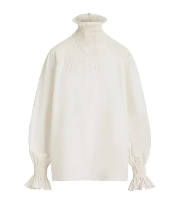 Ralph Lauren Poplin Maddison Blouse