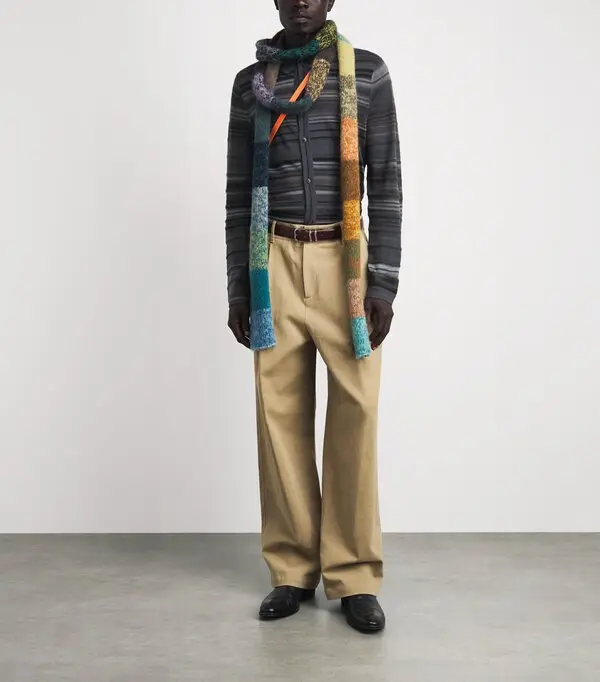 Paul Smith Merino Stripe Polo Cardigan