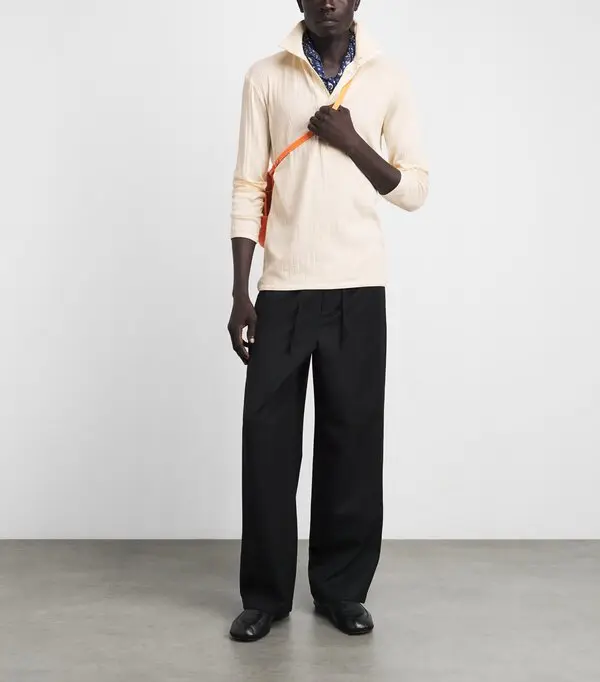 Paul Smith Cotton-linen Henley Sweater