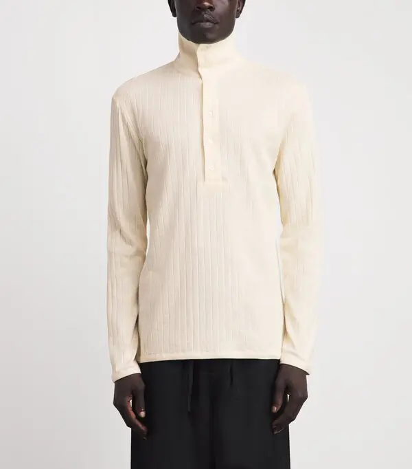 Paul Smith Cotton-linen Henley Sweater