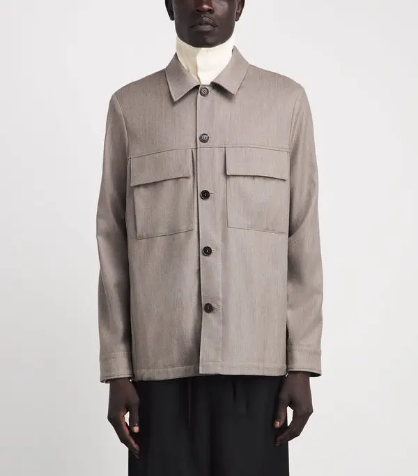 Paul Smith Wool-cashmere Overshirt