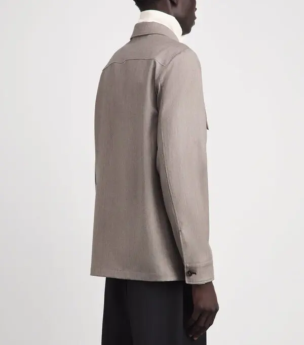 Paul Smith Wool-cashmere Overshirt