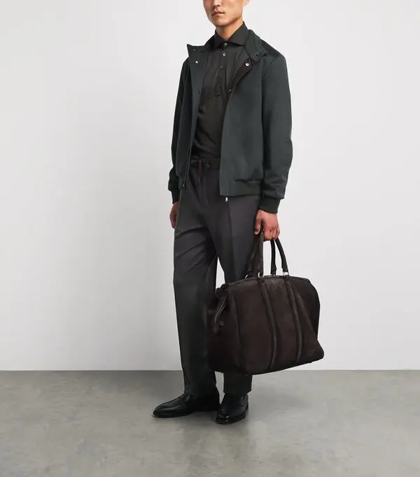 MAURIZIO BALDASSARI Stretch-virgin Wool Drawstring Trousers