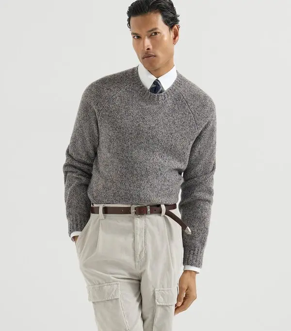 Brunello Cucinelli Virgin Wool-silk-cashmere Sweater