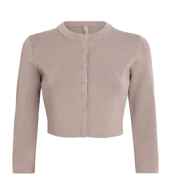 SKIMS Refined Knit Crop Cardigan