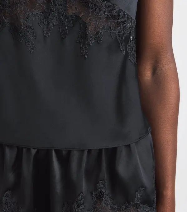 SKIMS Silk-lace Cami Top