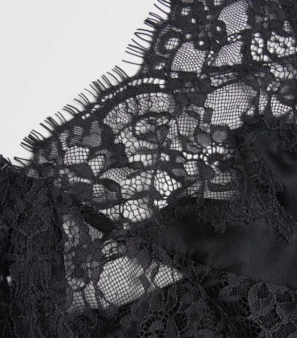 SKIMS Silk-lace Cami Top
