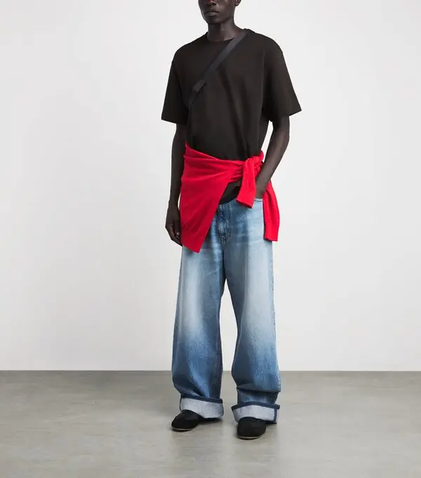 NN.07 Relaxed Logo Nat T-shirt